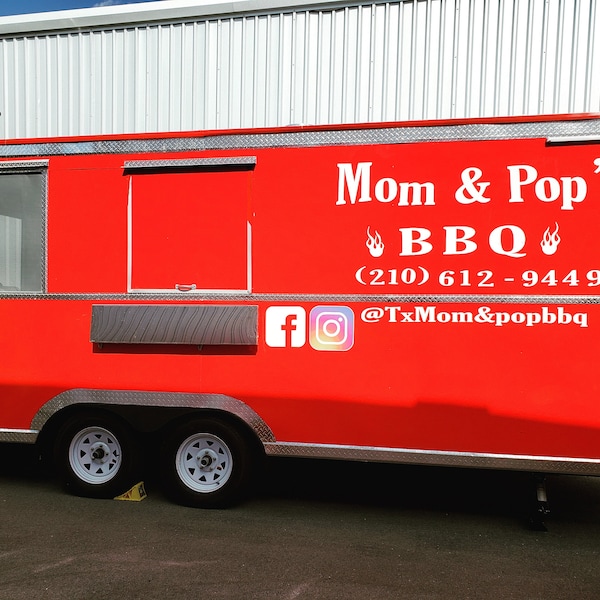 Custom Trailer Lettering Business Lettering Decals - Etsy