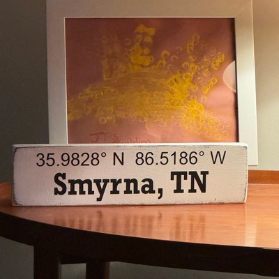 City State Zip Sign - Etsy