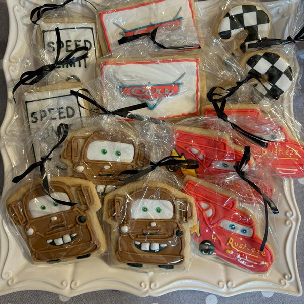 Cars Cookies - Etsy