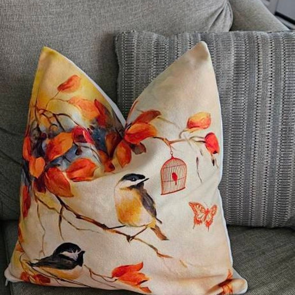 Pine Tree Design Lumbar Pillow Case, Green Pine Forest Long Pillow ...
