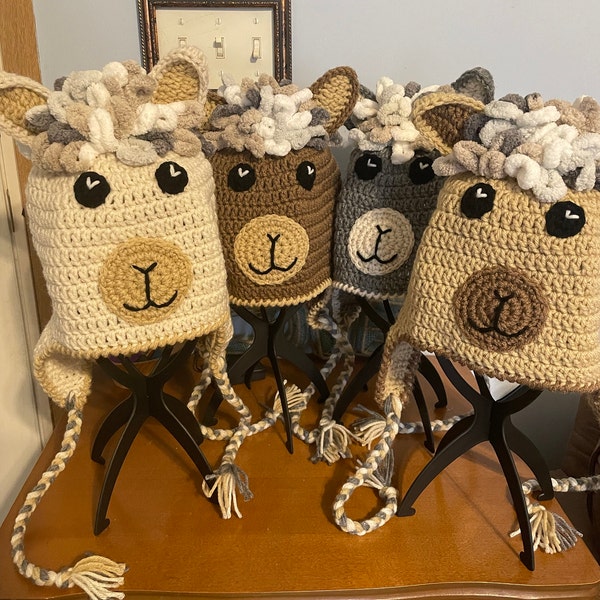 Crochet Mr or Mrs Seahawk Hats - Mohawk or Ponytails - Baby to Adult ...