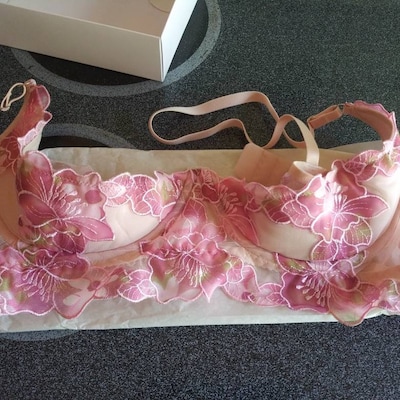 Shelf Bra for Large Bust Satin Quarter Cup Bra , Open Cupless Bra, 1/4 ...