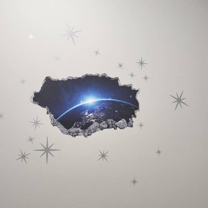 Graffiti Wall Decal Street Art 3D Smashed Wall Art Sticker - Etsy