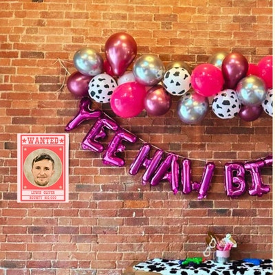 Custom Pink WANTED Poster With Photo Upload Digital Download send in ...