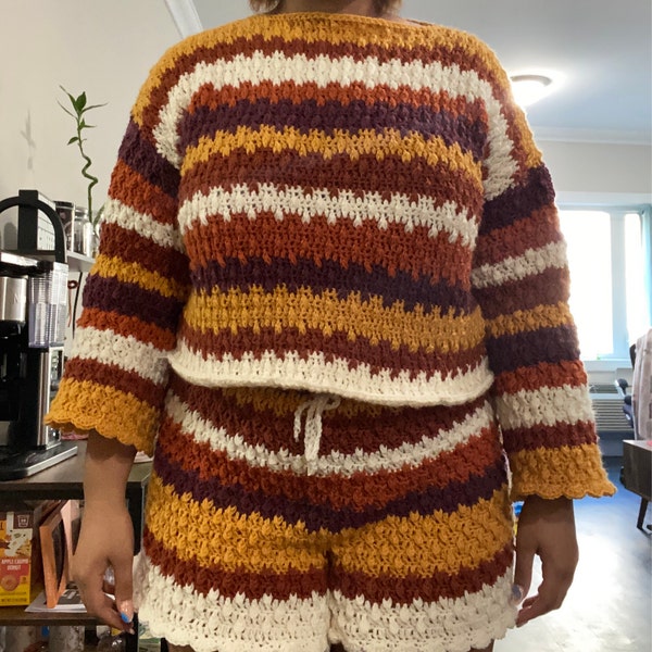 The Karma Lounge Set WRITTEN PATTERN - Crochet Lounge Wear - Etsy