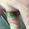 Mountain Wave Ring, Ocean and Mountain Ring, Mountain and Sea Couple ...