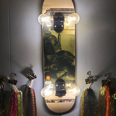 Skateboard Lamp Checkerboard - Etsy