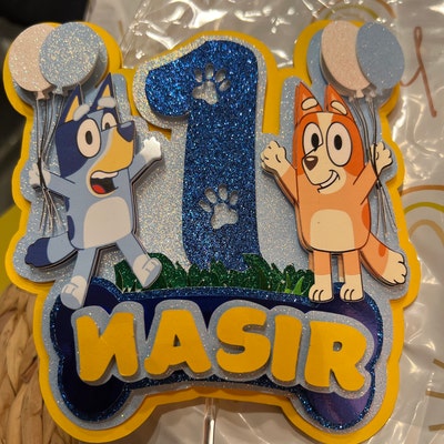 Bluey 3D Cake Topper - Etsy