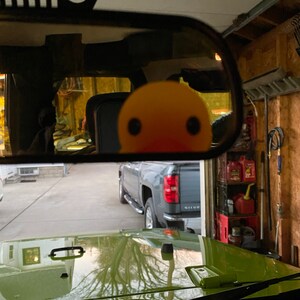 Duck Peeker Rear View Mirror/sun Visor Decal - Etsy