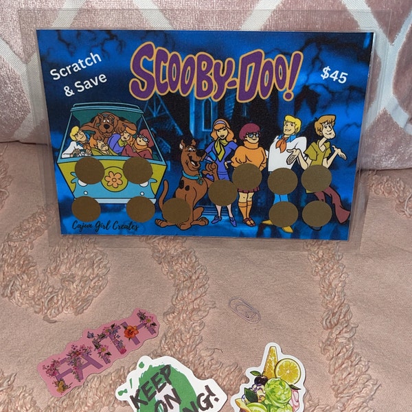 Scooby Doo Mini Scratch and Save Challenge - Etsy
