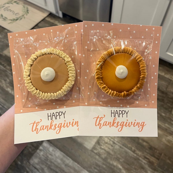 Happy Thanksgiving Cookie Card, 3.5x5 and 5x7 Mini Cookie Card, Fall ...
