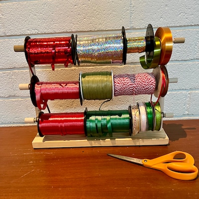 Ribbon Holder, Spool Holder, Washi Tape Holder, Washi Storage, Ribbon ...