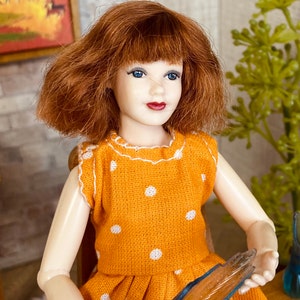 Elf Doll Dark Skin Tone, BJD Scale MSD, SD, Yosd, Tiny, Girl Doll With ...