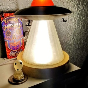 Retro Futuristic Rocket Space Ship / Spaceship LED Lamp Free - Etsy