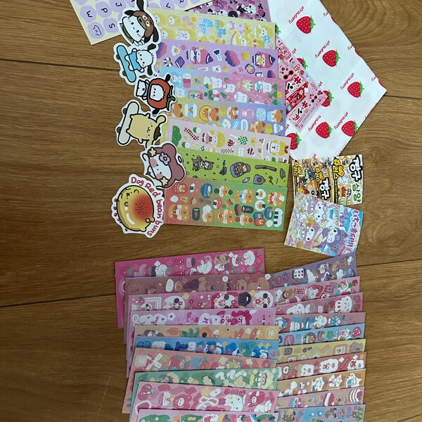 5pcs Deco Sticker Sheet | Polco Sticker | Sticker Sheet Pack | Korea ...