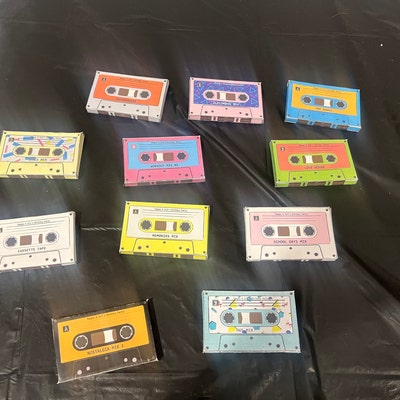 Cassette Tape Box: DIY Printable PDF With Editable Text gift Card Box ...