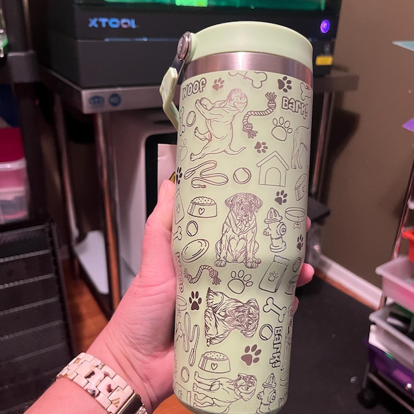 90's Throwback Laser Engraved Full Wrap Design for 40oz Tumbler ...