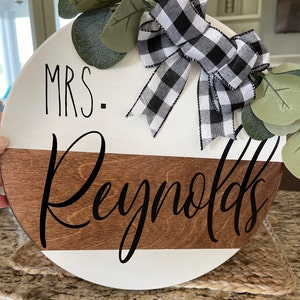 Personalized Teacher Custom Farmhouse Classroom Sign. Custom - Etsy