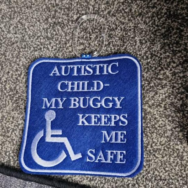 Treat as Wheelchair Sign, Disabled Buggy Tag, Wheelchair Pram Clip ...