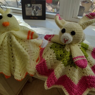 Barley the Rabbit Lovey Crochet Pattern PDF Instant Download - Etsy