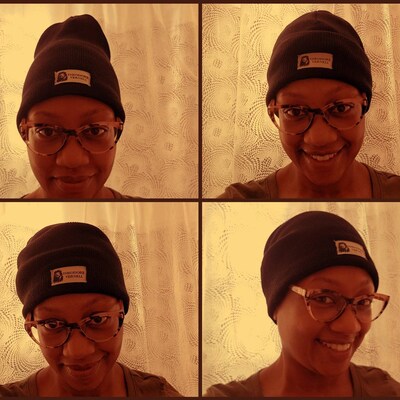 Satin Lined Beanies for Locs & Long Hair Blue / Skull Cap / Beanie Hat ...