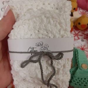 Printable Coaster Tags and Labels Knit Crochet Coaster Sets | Etsy