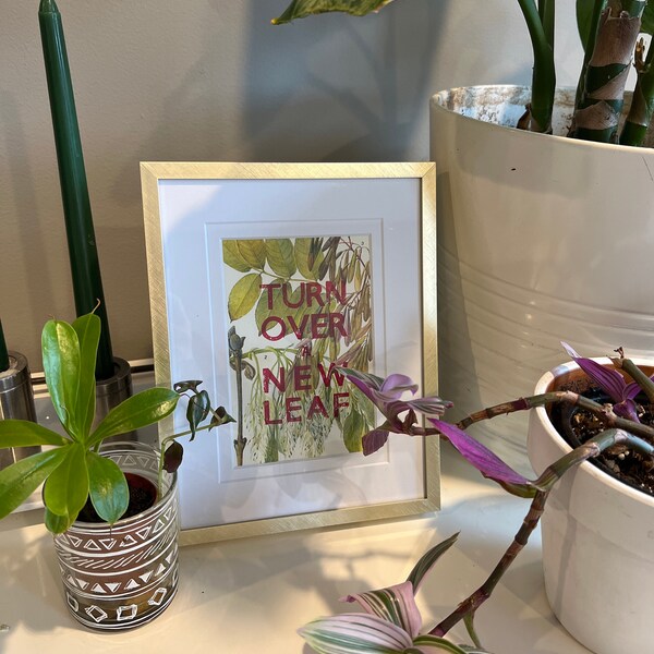 HBD, Handmade Letterpress Greeting Card, Paper Marbling, Happy Birthday ...