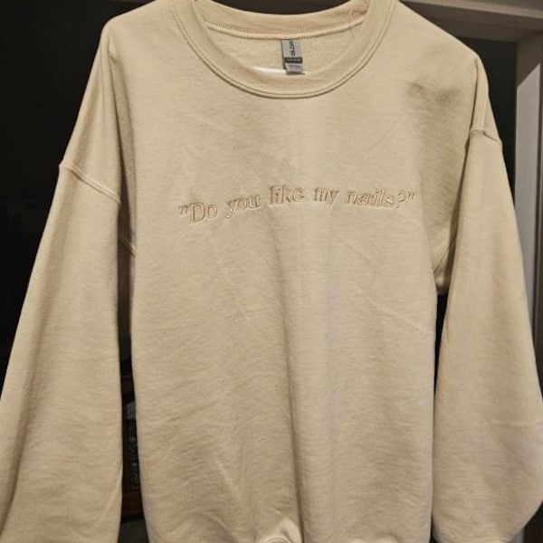 Custom Embroidered Sweatshirt - Embroidery Sweater - Pullover ...