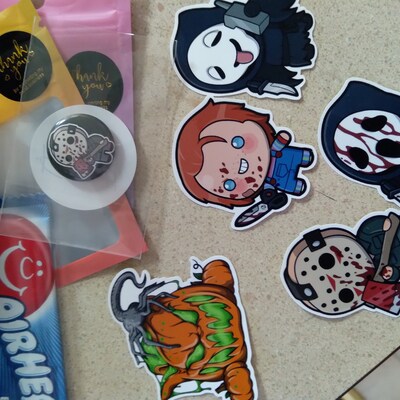 Horror Movie Sticker, CUTE, Die Cut - Etsy