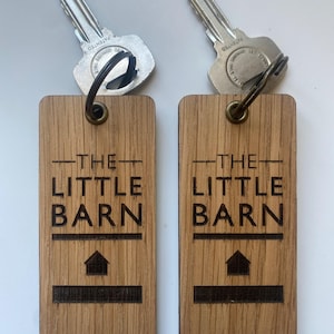 Quality Personalised Key Fobs large Hotel-guesthouse-office-business ...
