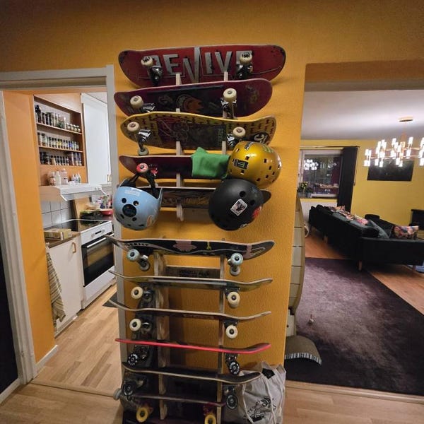 Multiple Skateboard Rack - Etsy UK