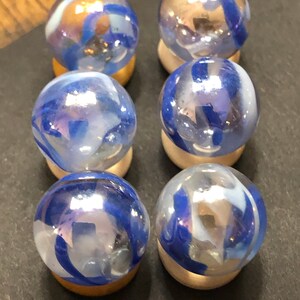 Set of 5 or 10 serpent Mega Marble Glass Marbles 5/8 16mm | Etsy
