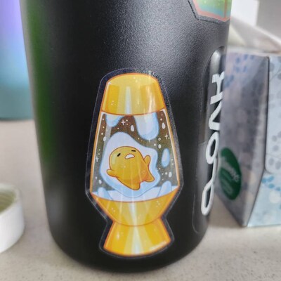 Egg Lava Lamp Sticker Transparent Stickers Depressed Egg - Etsy