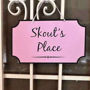 The Loo Plaque, Home Office Decor Wood Sign, French Country Washroom ...