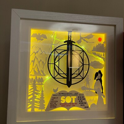 Fan Art the Scribbly Man 15oz Coffee Mug, SOT Book Series, Kahlan and ...