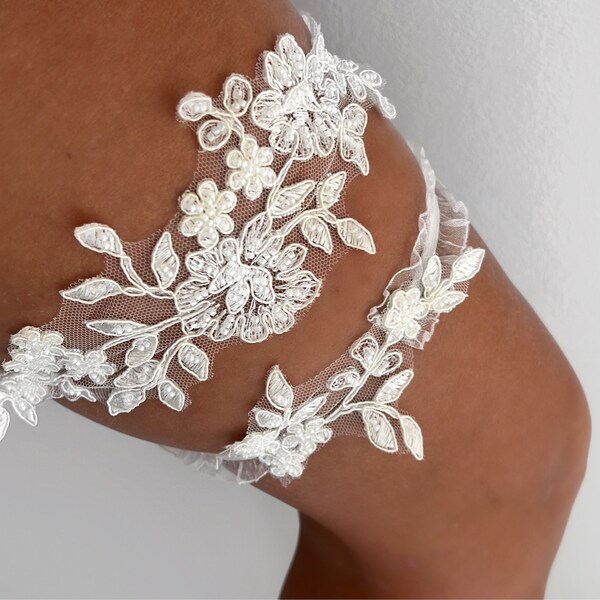 Wedding Garter Belt Bridal Garter Belt Blue Garter - Beach Wedding ...