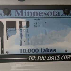 Swordfish See You Space Cowboy License Plate Frame Free Shipping ...