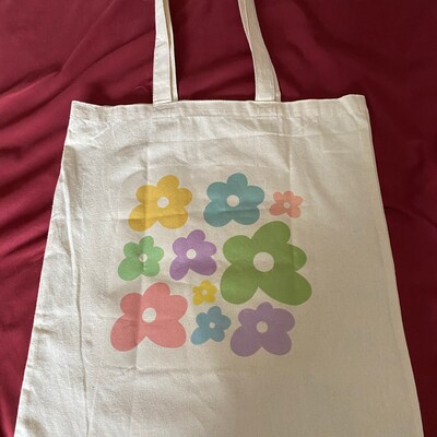 FLOWER POWER TOTE - Etsy