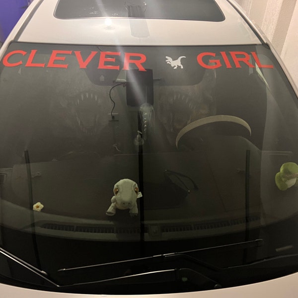 4"x40" Custom Words/ Text Vertical Windshield Banner Car Sticker Vinyl ...