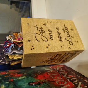 To Be Read Wooden Crate Hand Painted Wood Box Storage for Books Gifts ...