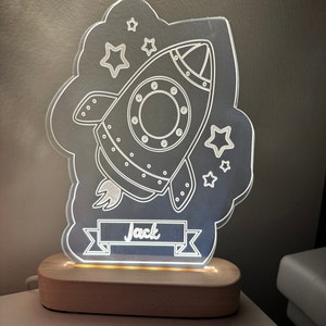 Custom Night Light Personalized Night Light Custom Name Night Light ...