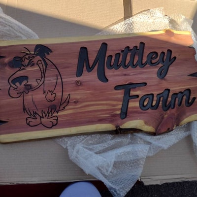 Live Edge Wood Sign Wooden Cedar Carve Cabin Outdoor Sign Custom Wood ...