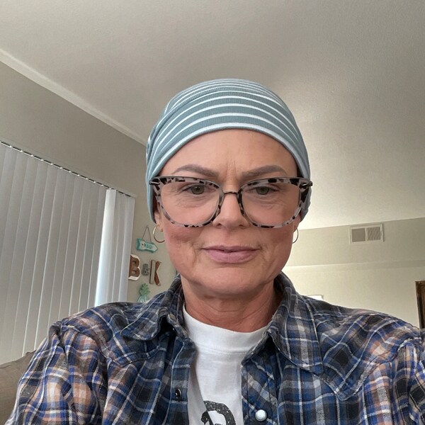 Royal Blue Chemo Cap/hat Designed for Cancer Patients Cancer Beanies ...