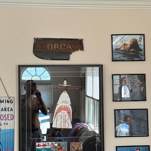 Orca Sign / Jaws Sign - Etsy