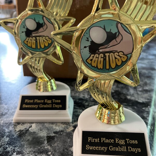 Trophy for Your BINGO Game Winner, 1st Place, About 7" Tall, With Your ...