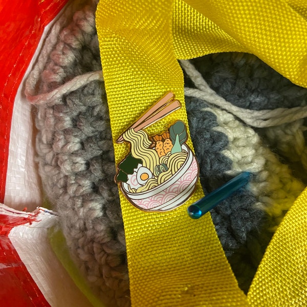 Myuna's Ramen Bowl Pin – Cute Japanese Culture Hard Enamel Pin for ...