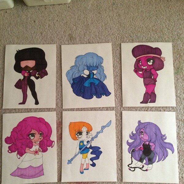 Yampuff's Chibi Tarot - A Digital Coloring Ebook of the Major Arcana ...