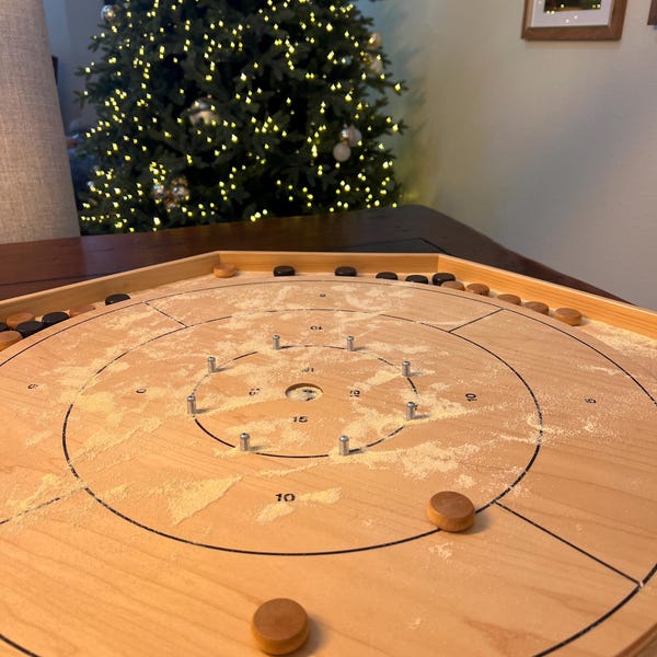 Gliss Shuffleboard Powder for Crokinole, Glass Shaker Bottle or Refill ...