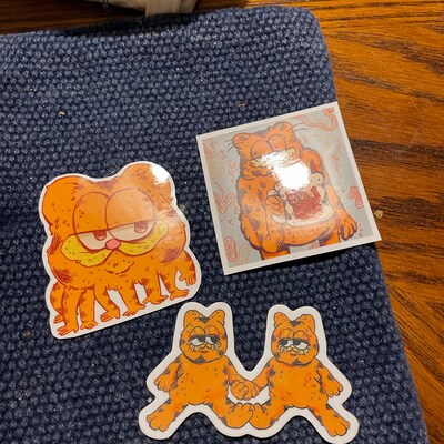 SMILING CAT Sticker, Cool Sticker, Bumper Sticker, Water Bottle Sticker ...