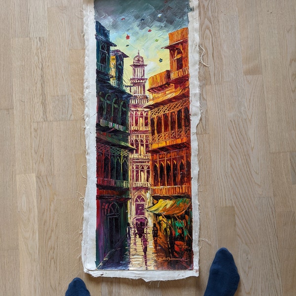 Basant (street View) --pakistani/indian Art - Etsy